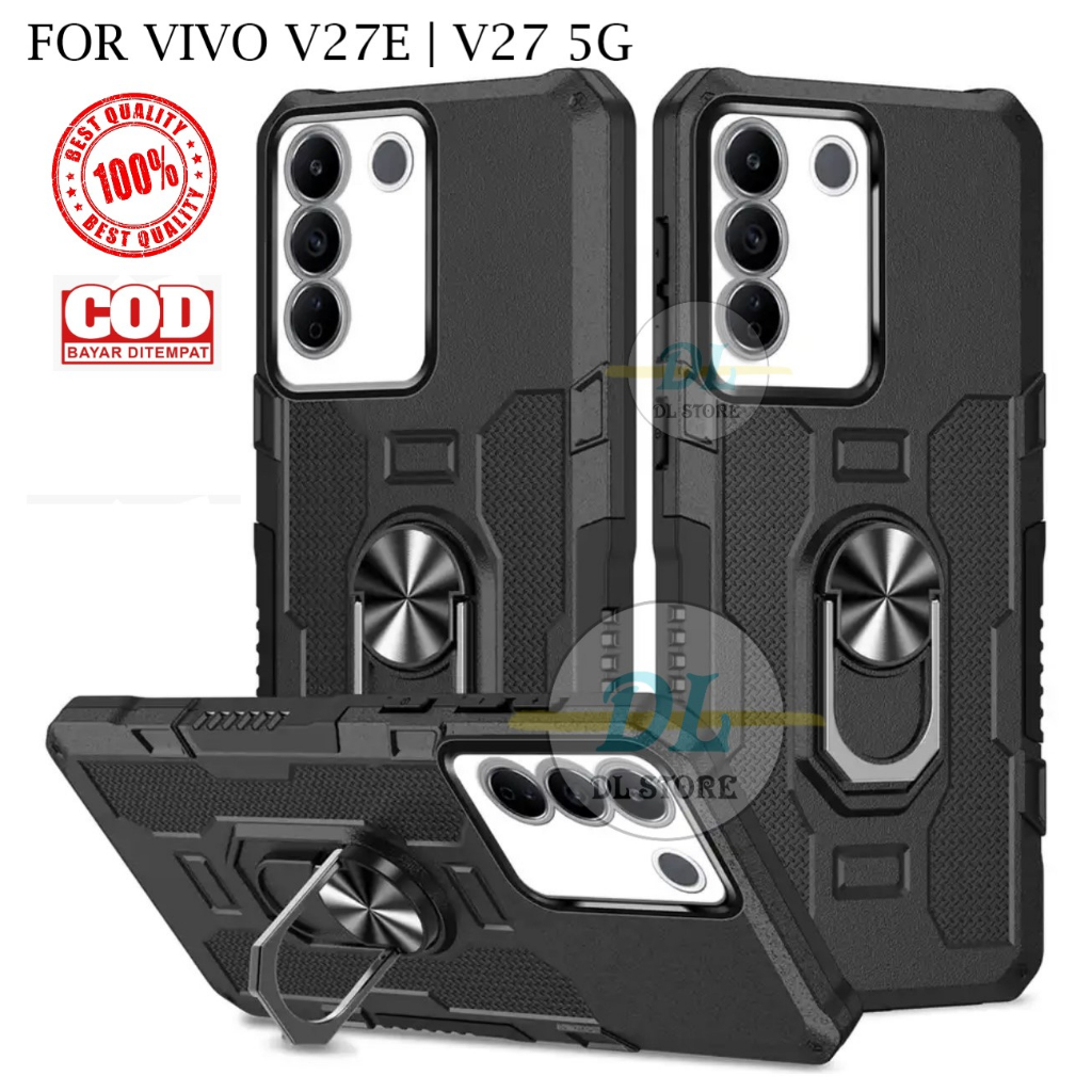 Jual Casing Vivo V27e | Vivo V27 5G Hard Case Ring Armor Robot Case ...