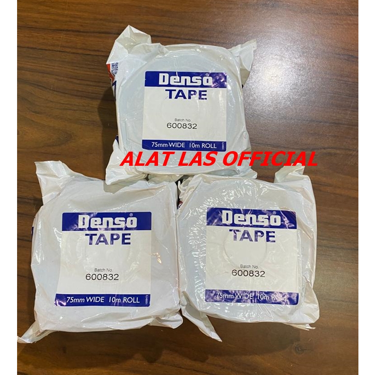 Jual Isolasi Pipa Denso Tape 75MM x 10 Meter Wrapping Pipa Denso 3in x ...