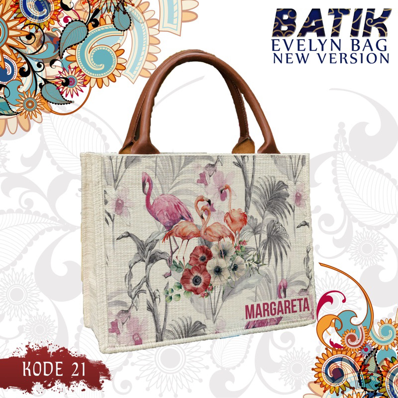 Jual TAS TOTEBAG WANITA TAS JINJING BATIK TAS CANVAS BATIKS | Shopee Indonesia
