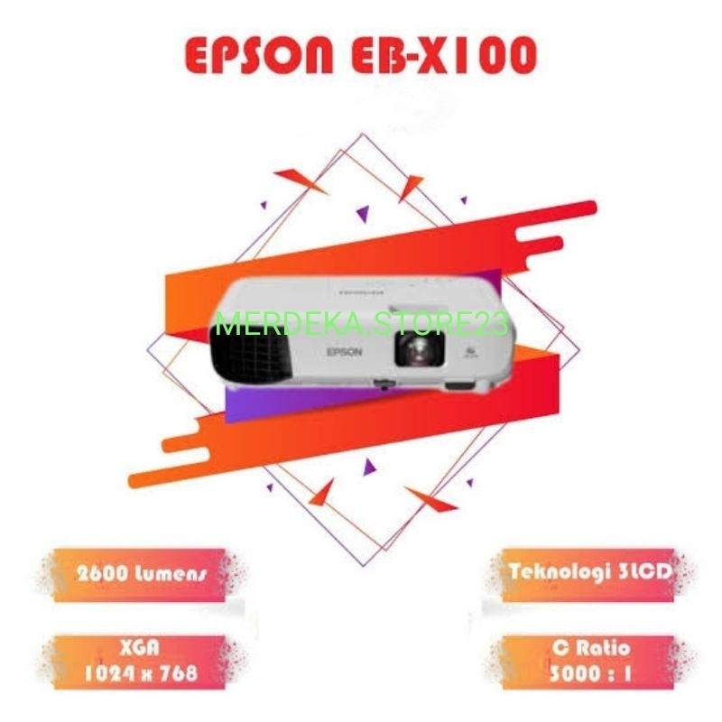 Jual PROYEKTOR EPSON EB-X100 EPSON EB X100 EPSON EBX100 3LCD PROJECTOR ...