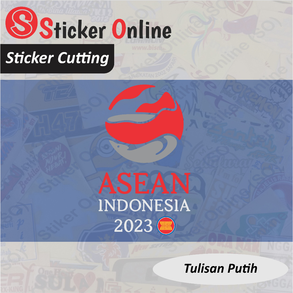 Jual Stiker ASEAN Indonesia 2023 | Sticker Cutting ASEAN Indonesia 2023 ...