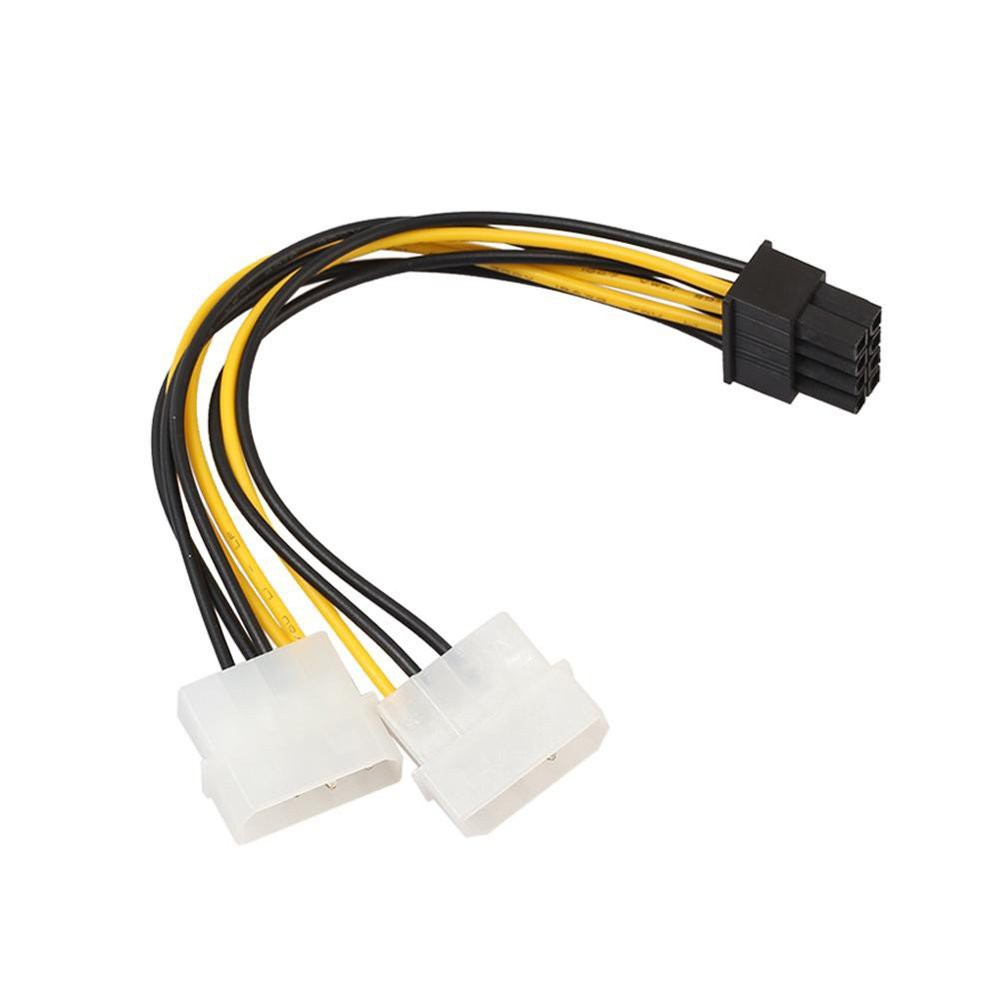 Jual Adapter Dual molex 4 Pin to molex 8 Pin untuk Video Card VGA ...