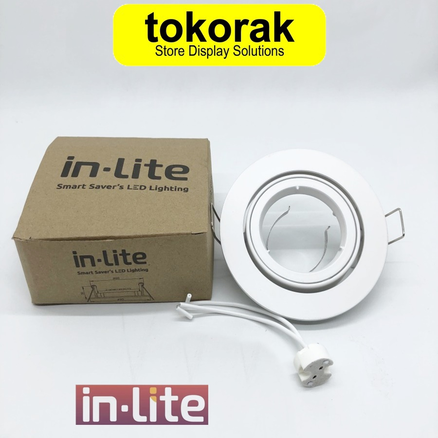 Jual KAP LAMPU LED MR16 INLITE INFX038 IN LITE KAP RUMAH FITTING ...