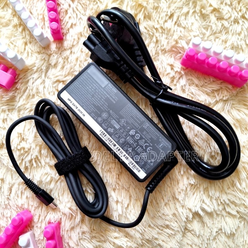 Jual Adaptor Charger For Thinkpad E480 E580 E490 E490s E590 E595 T580 ...