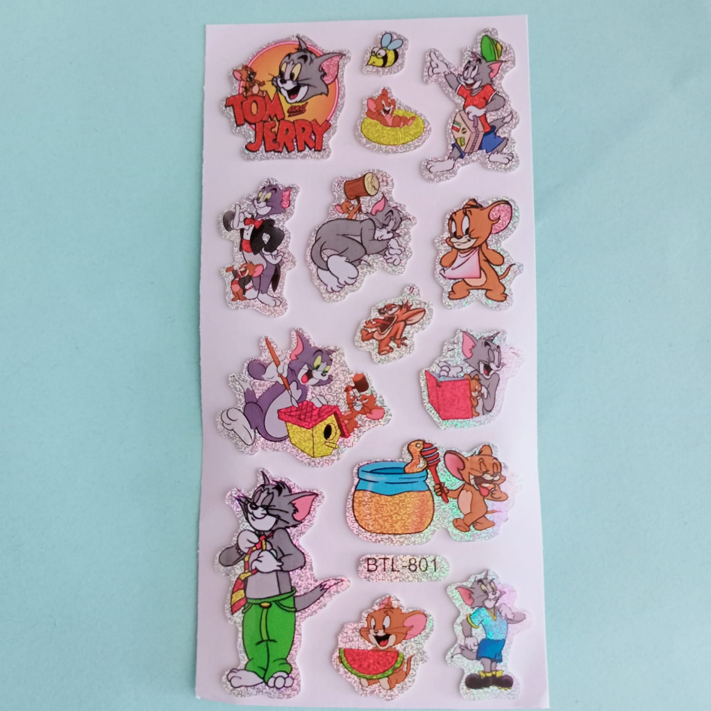 Jual Stiker Karakter / Stiker 3D Timbul / Stiker Mainan Anak / Sticker ...