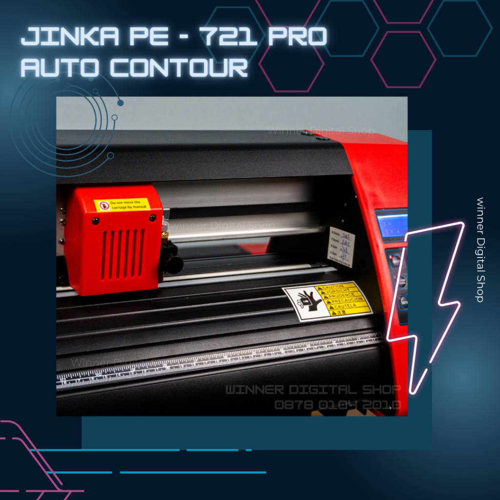 Jual Mesin Cutting Sticker Jinka 721 PE PRO Auto Contour (Bonus ...
