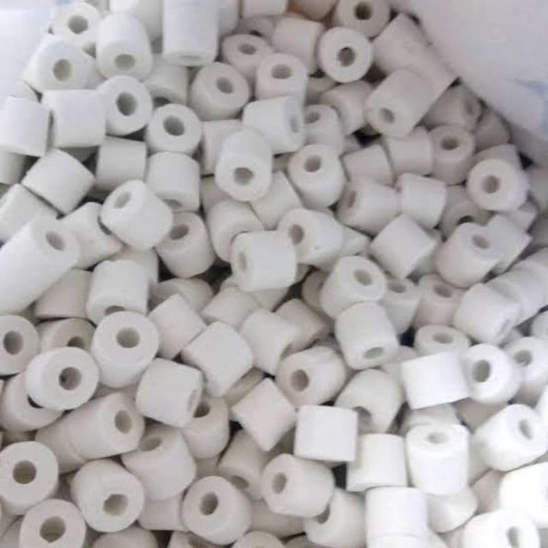 Jual Bio Ring Ceramic Ring Media Rumah Bakteri 1kg / Aquarium dan Kolam ...