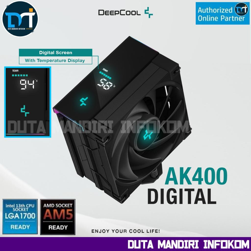 Jual DeepCool AK400 DIGITAL - High Performance Air CPU Cooler Intel ...