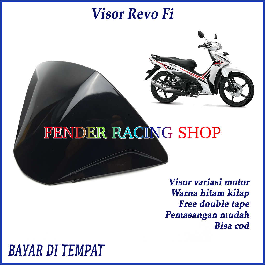 Jual Visor Honda Revo f1 Windshield Honda Revo f1 Visor Universal Untuk ...