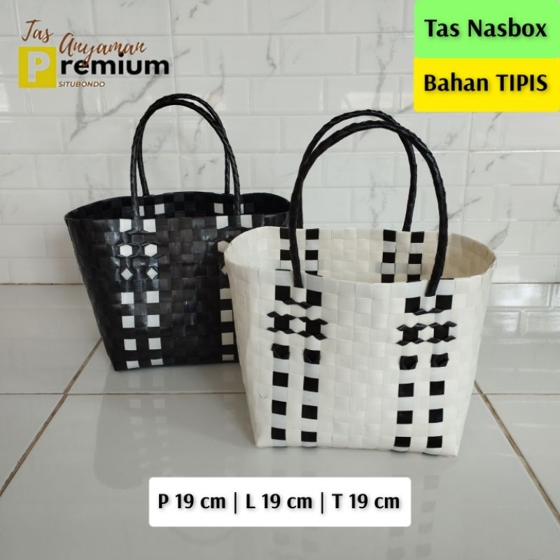 Jual (TPSR13) 19x19x19 cm Tas Nasi Box/Tas Hajatan/Tas Souvenir/Tas ...