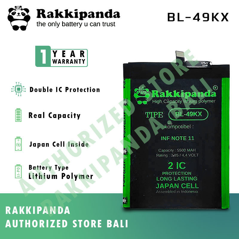 Jual RakkiPanda BL-49KX Infinix Note 11 X663B / Note 12 X670 Baterai ...
