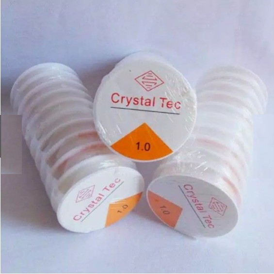 Jual Senar Elastis/ Tali Karet Transparan / Senar Korea Crystal Tec 1 ...