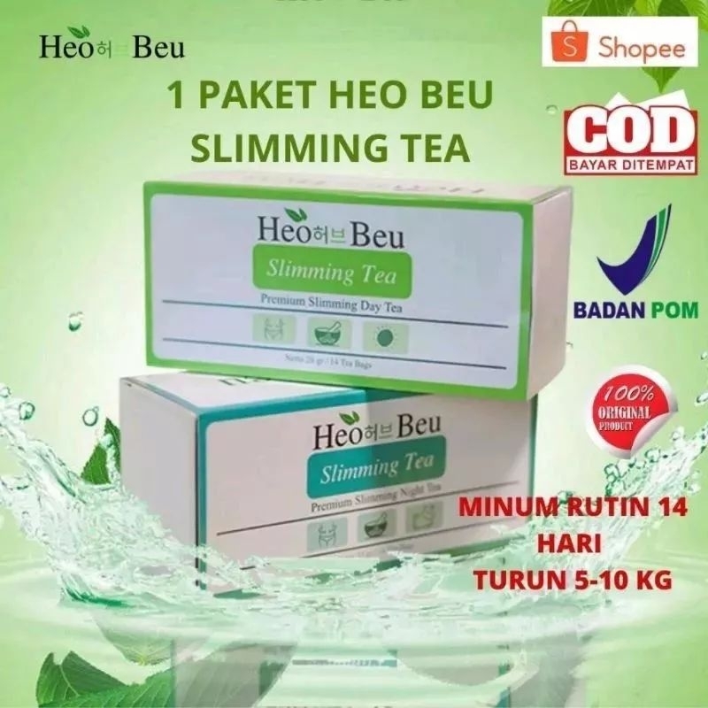 Jual HEO BEU SLIMMING TEA | TEH HEOBEU KOREA | ORIGINAL HEO BEO SLIMING ...