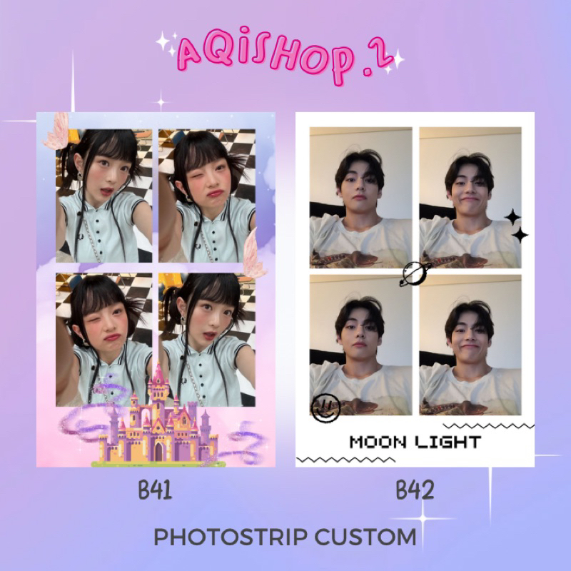 Jual SEHARI JADI PHOTOSTRIP 4 KOTAK CUSTOM CETAK FOTO SNPASHOT/DOUBLE ...