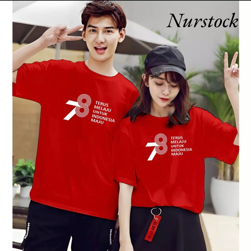 Jual KAOS DIRGAHAYU HUT RI 78TH - BAJU KAOS 17 AGUSTUSAN 2023 - KAOS KEMERDEKAAN | Shopee Indonesia