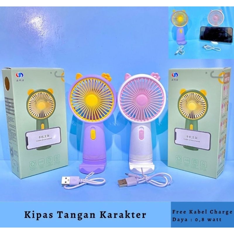 Jual kipas angin mini portable genggam cute / mini fun lucu mungil ...