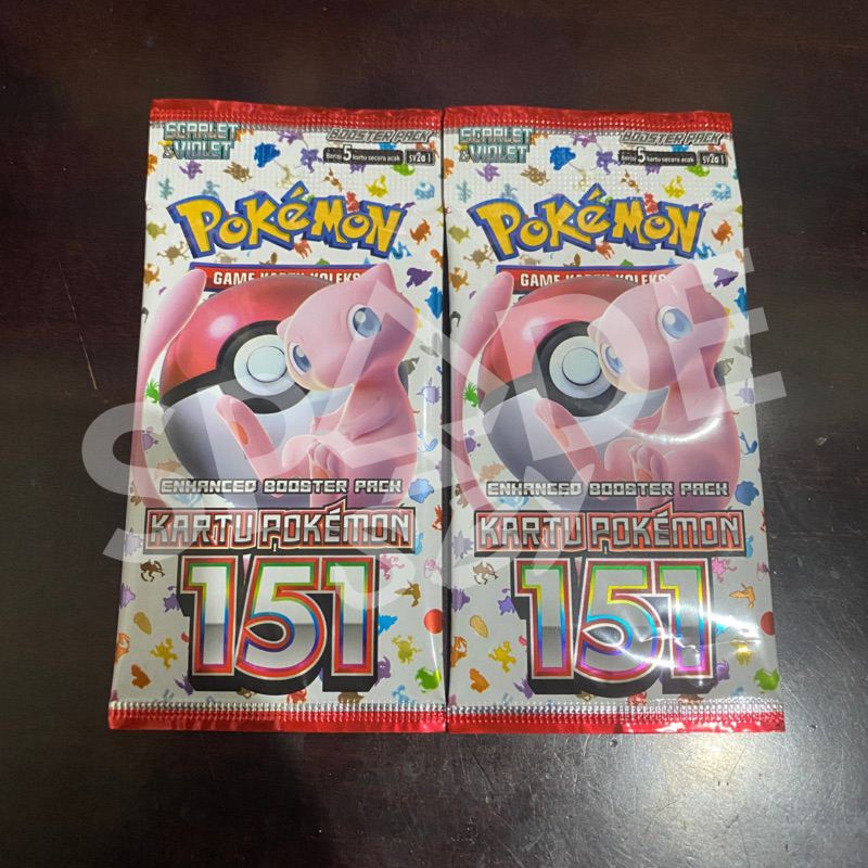 Jual Kartu Pokemon 151 Booster Pack Pokemon Indonesia sv2a Promo | Shopee Indonesia