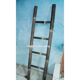 Jual TANGGA BAMBU | TANGGA DARI BAMBU HITAM ASLI Natural 150cm | Shopee ...