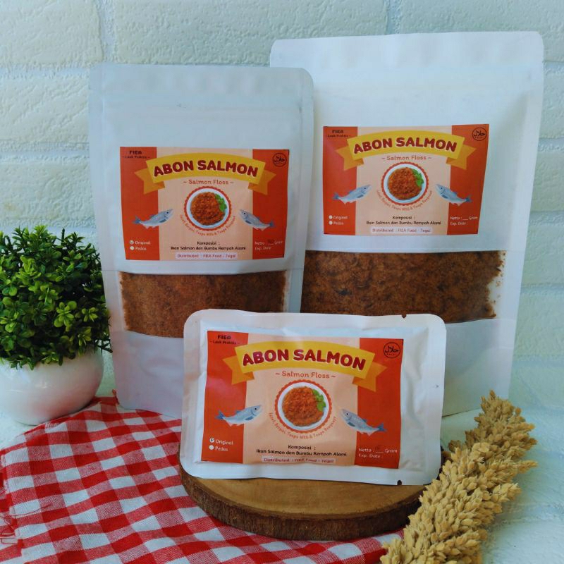 Jual ABON SALMON PREMIUM 100 GRAM [PROMO] / Abon MPASI Tanpa MSG, Tanpa ...