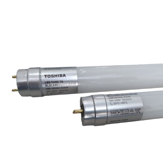 Jual LAMPU TL LED TUBE T8 18WATT- TOSHIBA (HANYA BOHLAM LAMPU) | Shopee ...