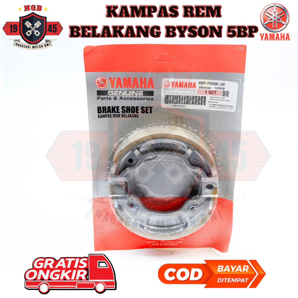 Jual kampas rem rx king belakang - kampas rem byson - kampas rem ...