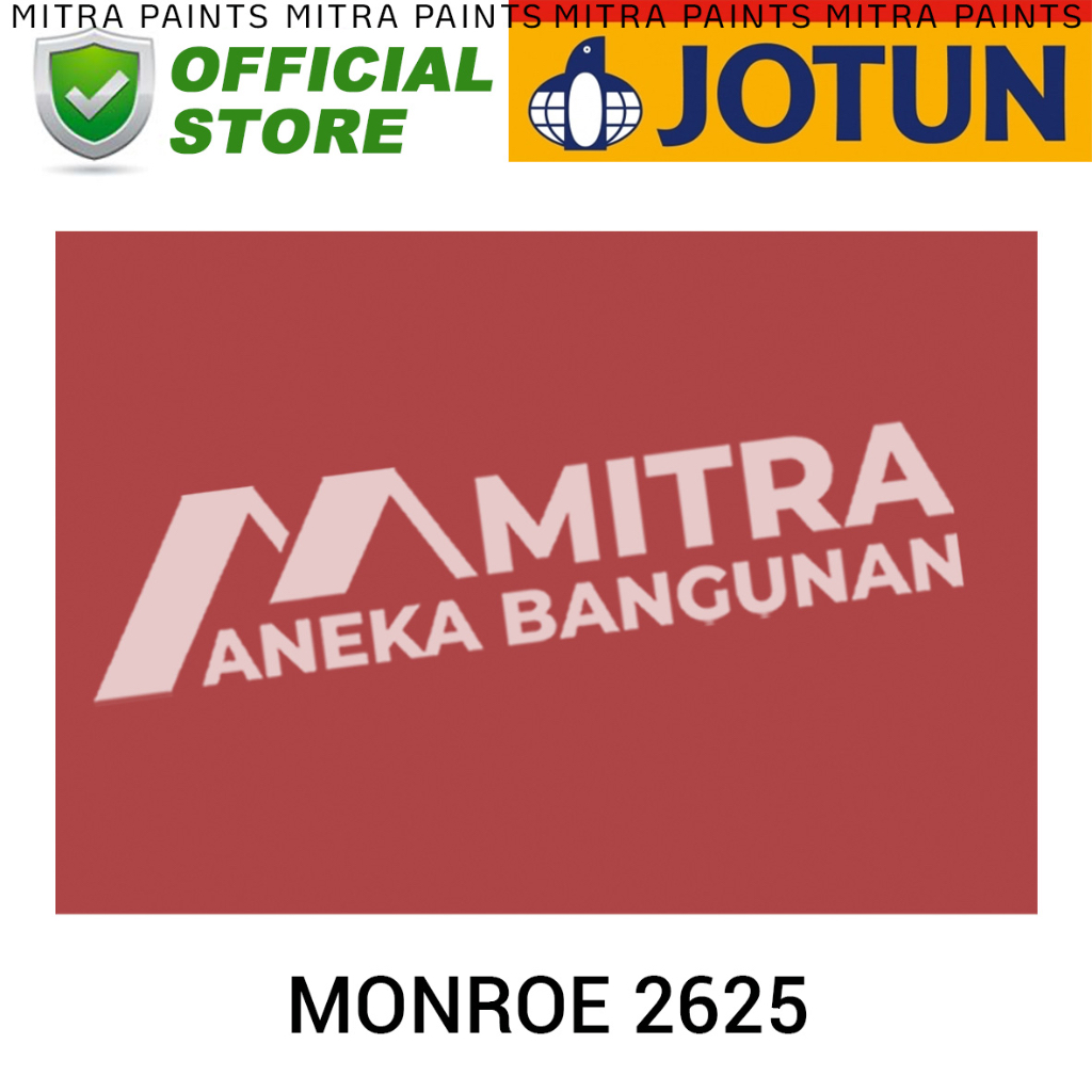 Jual CAT TEMBOK JOTUN INTERIOR EKSTERIOR MONROE 2625 / MERAH MAROON ...