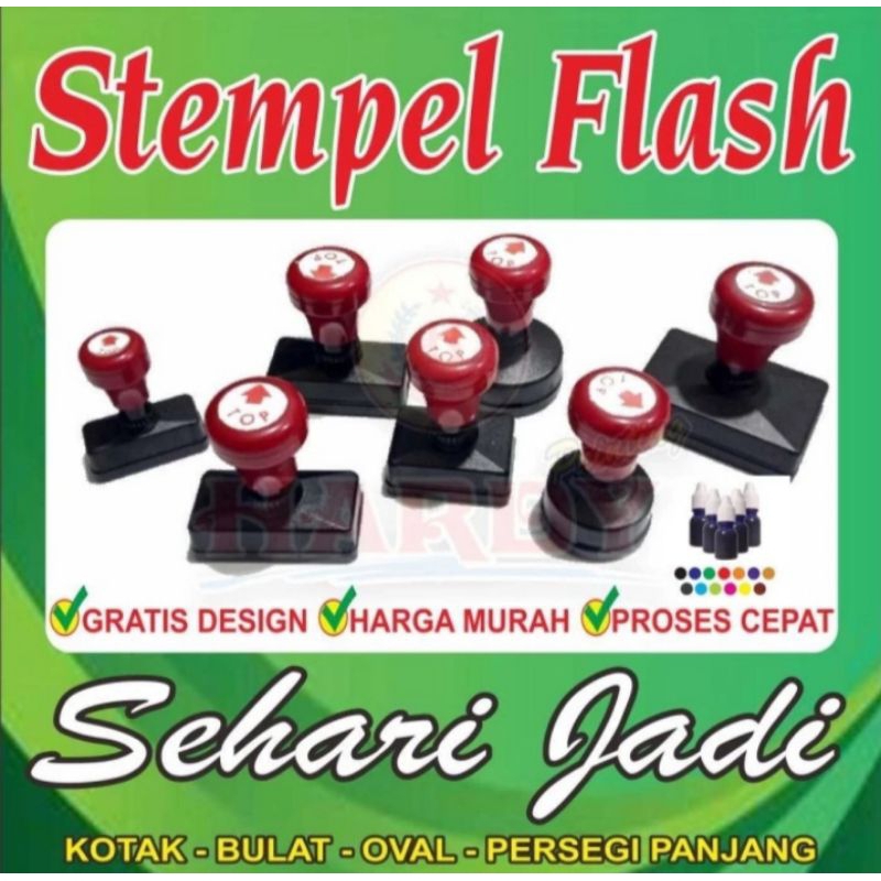 Jual Stempel Warna Otomatis Custom | Shopee Indonesia