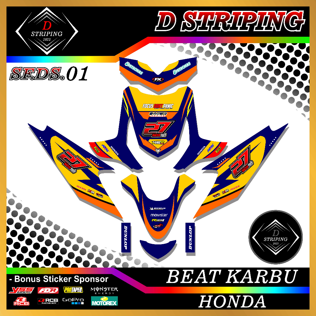 Jual Stiker Decal Full Body BEAT KARBU - Decal Full Body Motor Honda ...