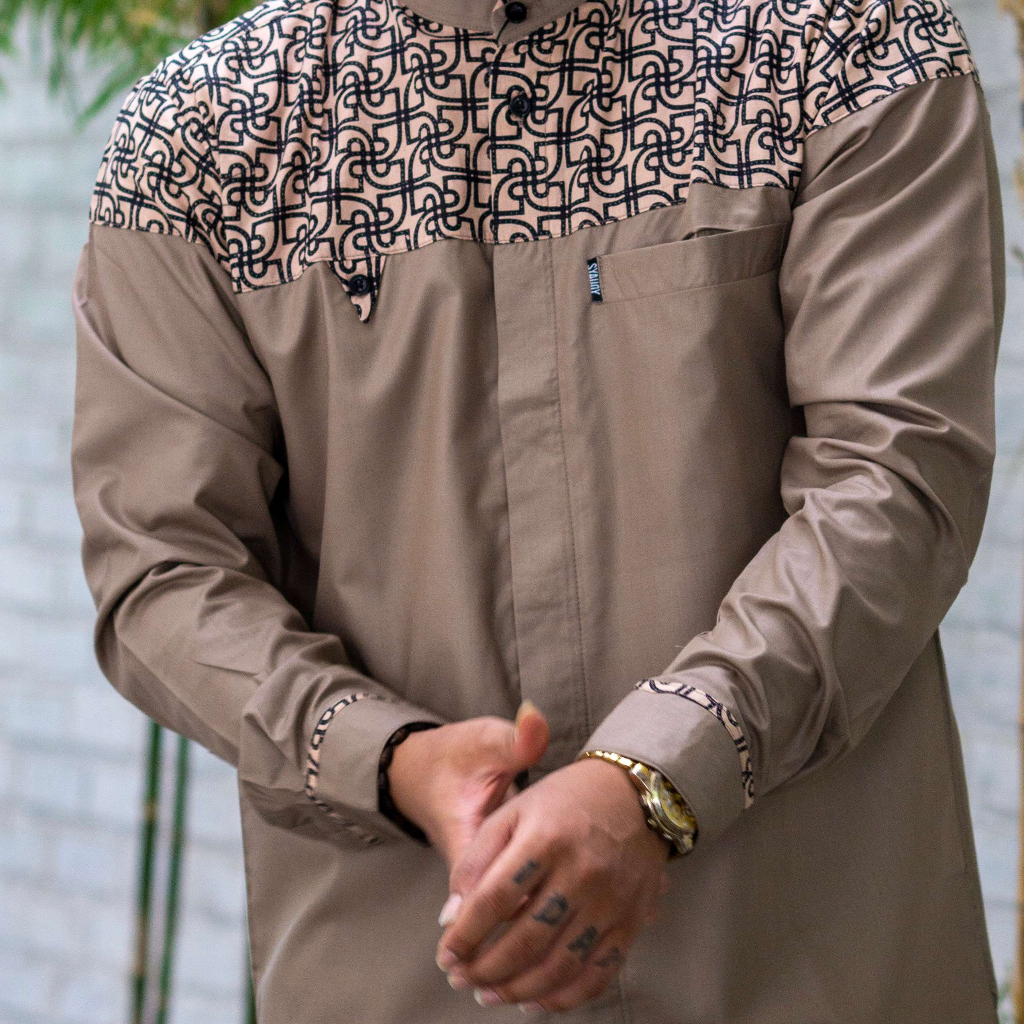 Jual baju koko model bima motif batik terbaru lengan panjang | Shopee ...