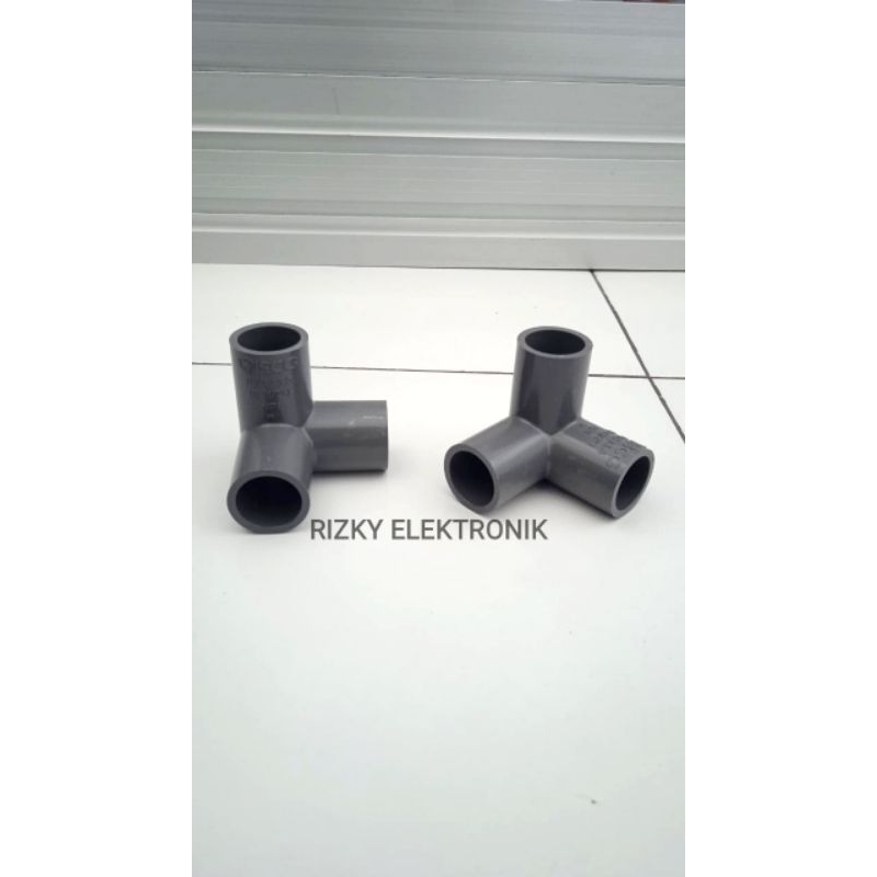 Jual Te T Sambungan Pipa 3 Way 1/2 inch AW 3 Lubang PVC SCG Tebal Bagus ...