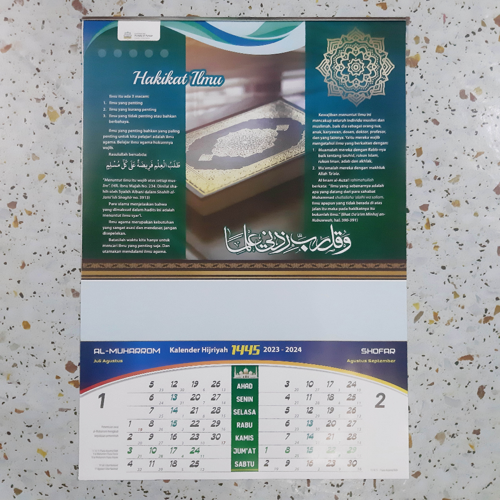 Jual Kalender 1445 Hijriyah | Shopee Indonesia