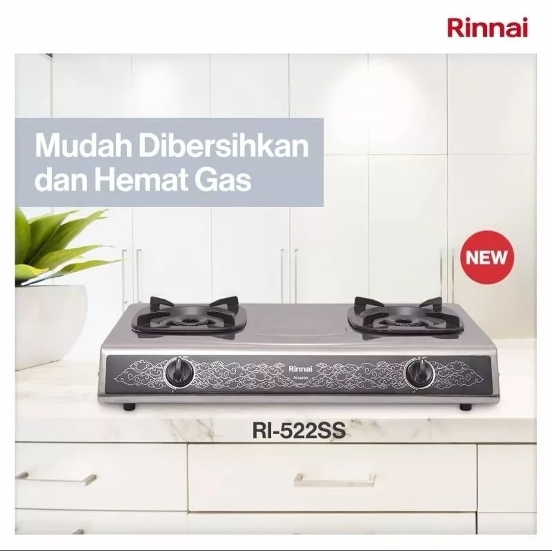 Jual RB02 Kompor Gas Rinnai RI 522ss Kompor Murah Rinnai 522ss Kompor ...