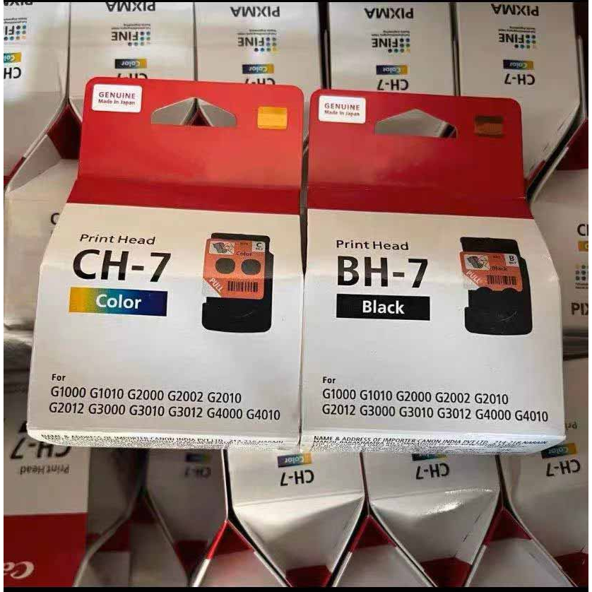 Jual Canon Printhead BH-7 Black + CH-7 Color Original Forprint G1010 ...