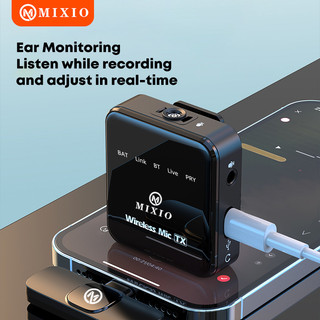 Jual MIXIO - Mikrofon Lavalier T9/T10 Wireless Microphone Professional ...