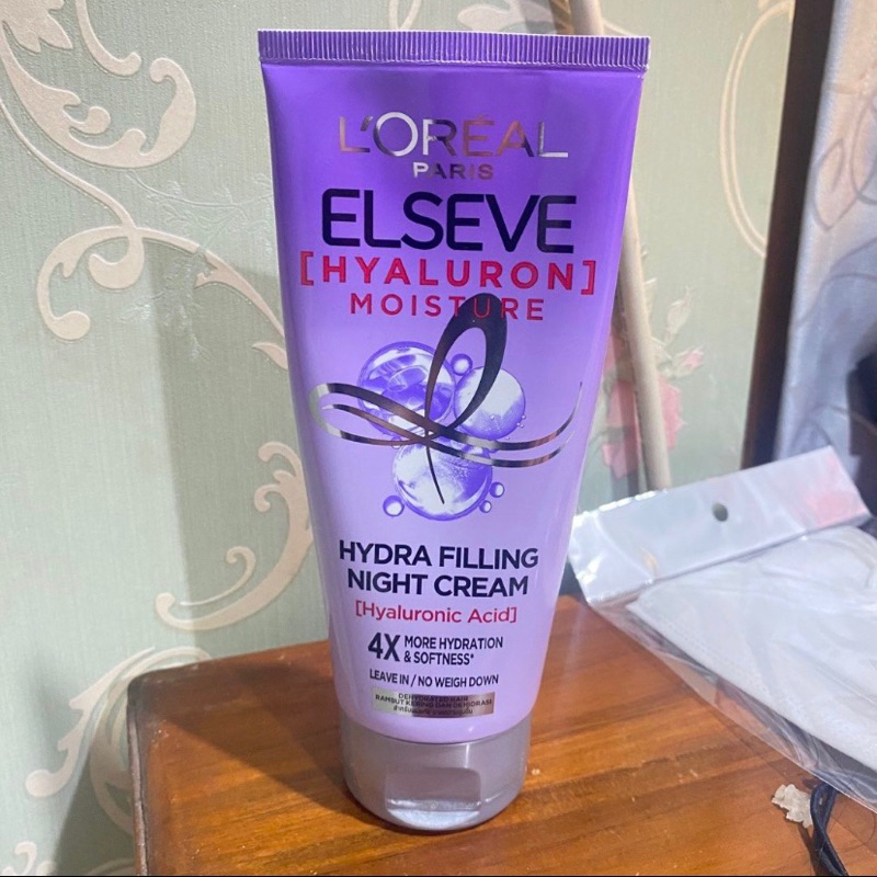 Jual L'Oréal Paris Elseve Hyaluron Moisture Hydra Filling Night Cream ...