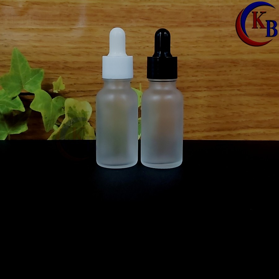 Jual BOTOL PIPET 20 ML SERUM SMOOTH / BOTOL KACA FROSTED 20ML / BOTOL ...