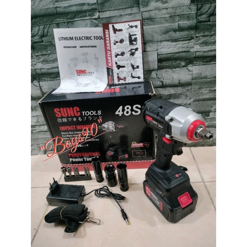 Jual MESIN BOR CORDLESS IMPACK WRENCH SUNC 48S BRUSSELS | Shopee Indonesia