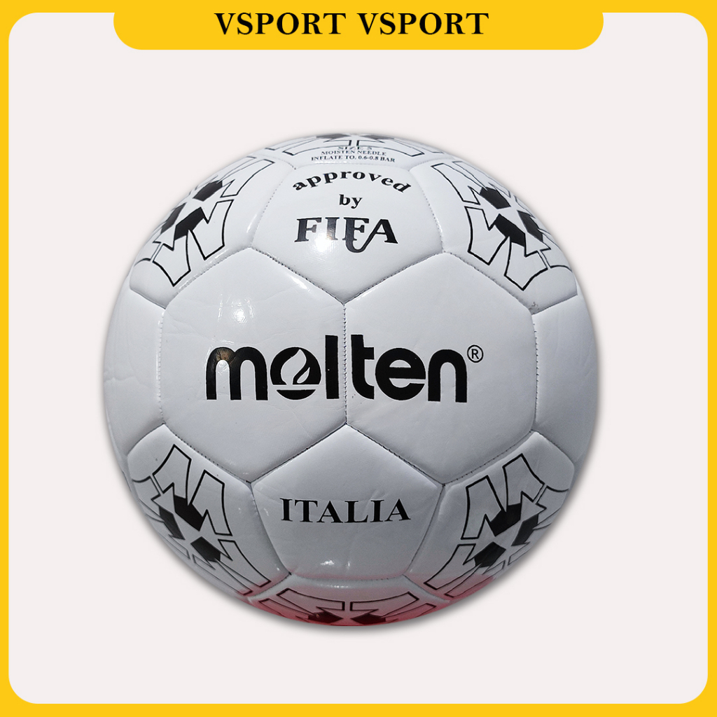 Jual BOLA SEPAK MOLTEN ITALIA SIZE 5 NYLON WOUND WATER PROOF (FREE PENTIL,JARING DAN POMPA ...