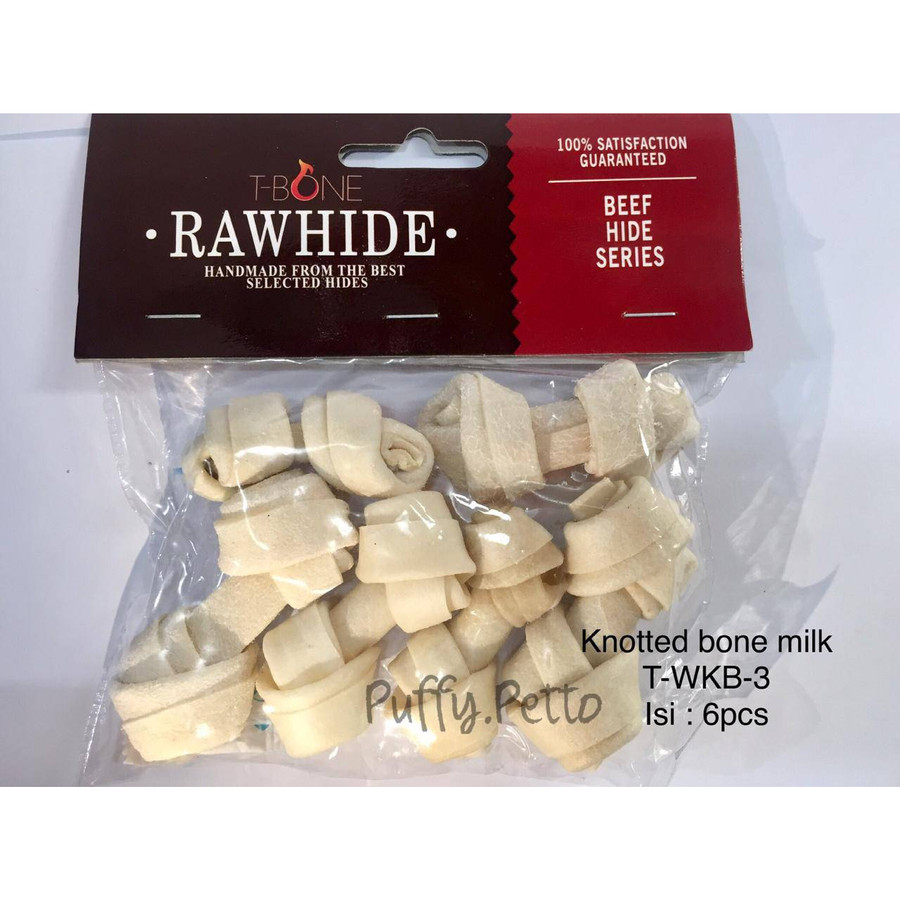 Jual SNACK anjing tulang gigitan knotted bone 3"-TWKB3-SUSU | Shopee ...