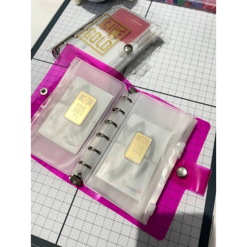 Jual Album Emas Logam Mulia Dompet LM Batangan 24k Save Gold Minigold ...