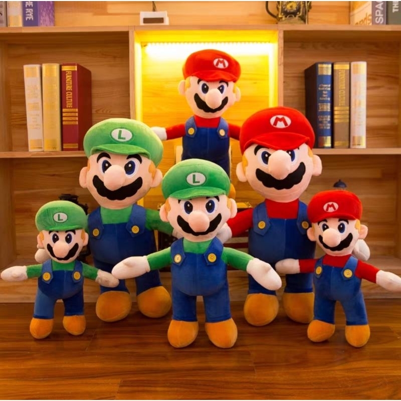 Jual boneka super mario bros luigi premium anak cowo | Shopee Indonesia