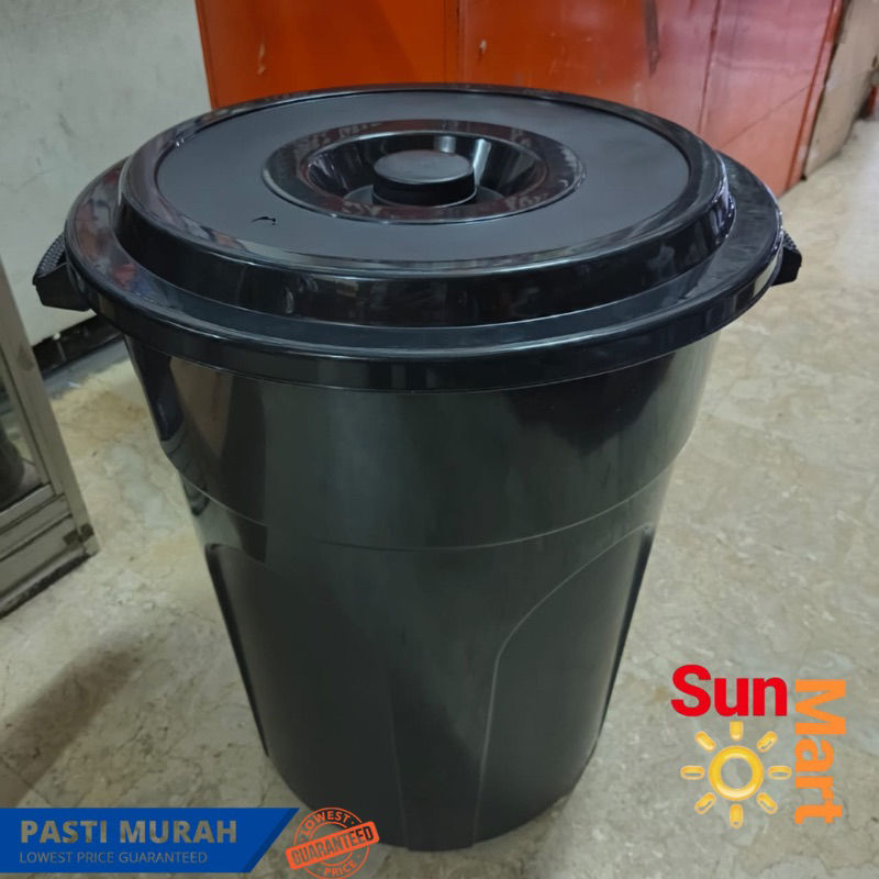Jual Timba Air tutup Crown Plastik 120 Liter 80 Liter Tong Air Tebal ...