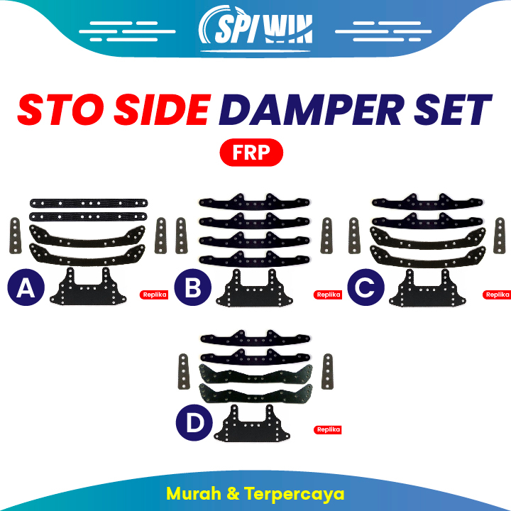 Jual Bemper Tamiya FRP STO Side Damper SET | Shopee Indonesia