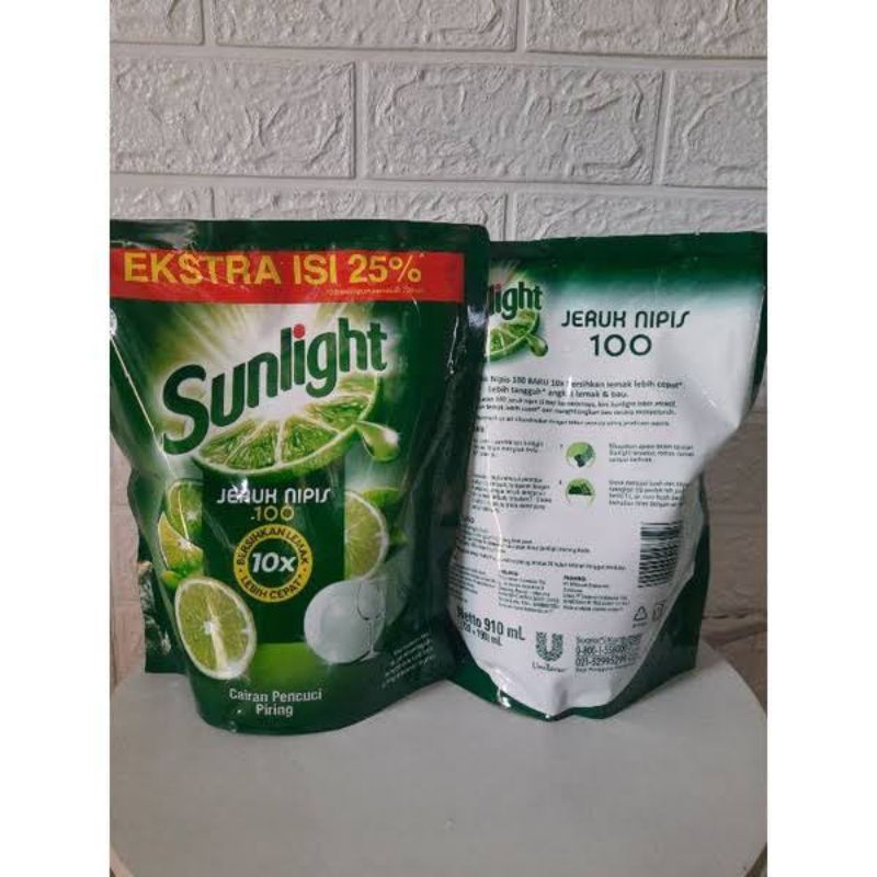 Jual Sunlight 910 ml Sabun Cuci Piring Jeruk Nipis (1) | Shopee Indonesia