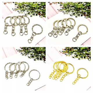 Jual Ring Gantungan Keychain Bentuk Lingkaran Polos Lurus Wavy ...