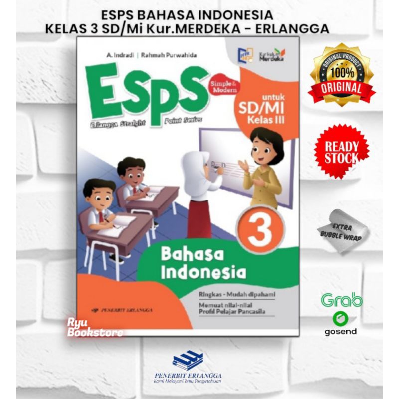 Jual ESPS Bahasa Indonesia SD/Mi Kelas 1,2,3,4,5,6 Kurikulum Merdeka - ERLANGGA | Shopee Indonesia