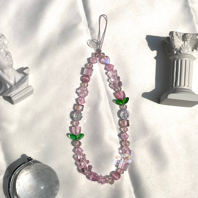 Jual Hiraeth Phone Strap | Tulip | Pink | Merah Muda | Aksesoris ...