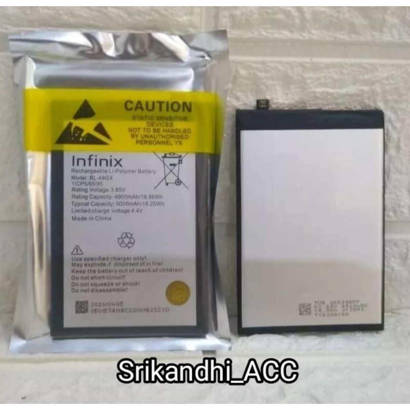 Jual Battery Baterai Infinix Hot 11S NCF X6812 Batre BL-49GX BL49GX ...