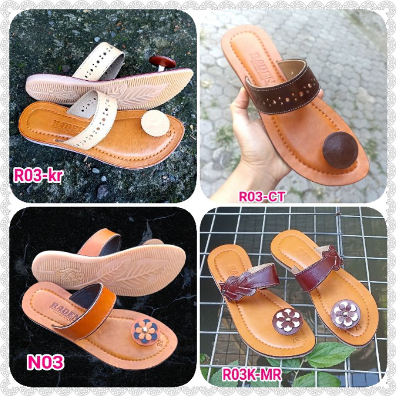 Jual SANDAL KULIT CEWEK MURAH SERI JAMUR - sandal kulit magetan | Shopee Indonesia