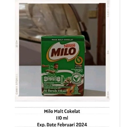 Jual Milo UHT Rasa Malt Cokelat 110 ml per 4 pcs | Shopee Indonesia